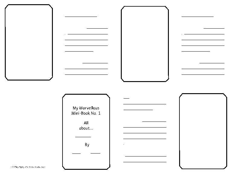 Free Printable Mini Book Template - Free Printable Blank Worksheets for ...